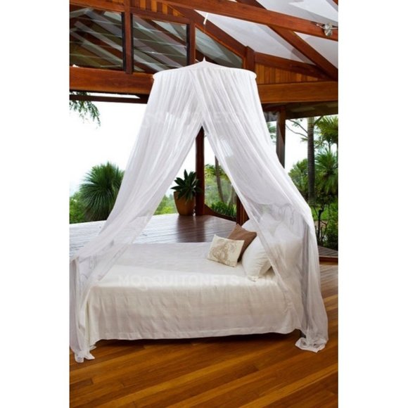 Mombasa | Bedding | Sim Canopy Casablanca Oasis Round Collapsible Hoop ...